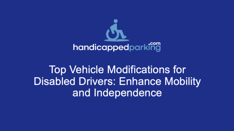 Top Vehicle Modifications for Disabled Drivers: Enhance Mobility and ...